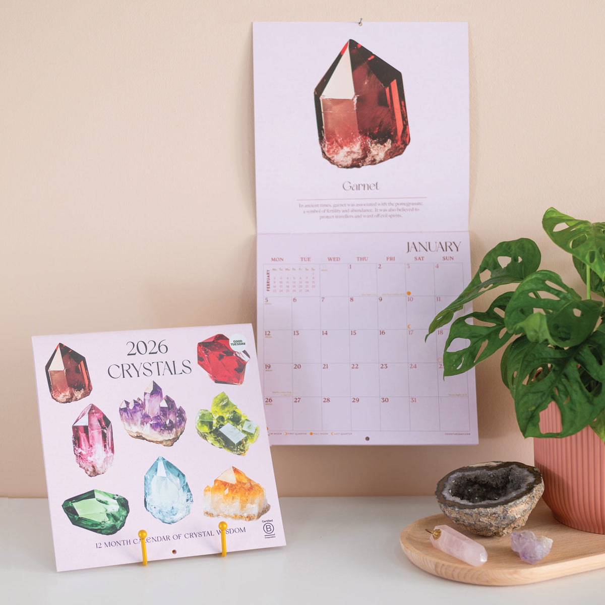 2026 Wall Calendar | Crystals– Good Tuesday