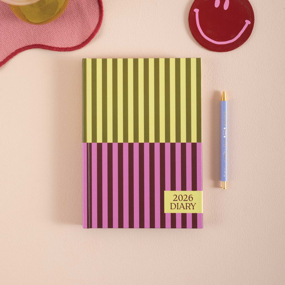 2026 Pistachio Stripe Diary | A5 Weekly Planner | Good Tuesday