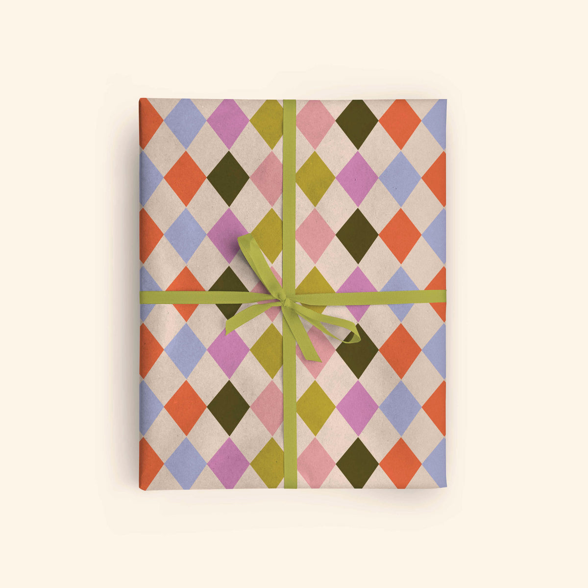 Harlequin Wrapping Paper | Colourful & Recycled | Good Tuesday
