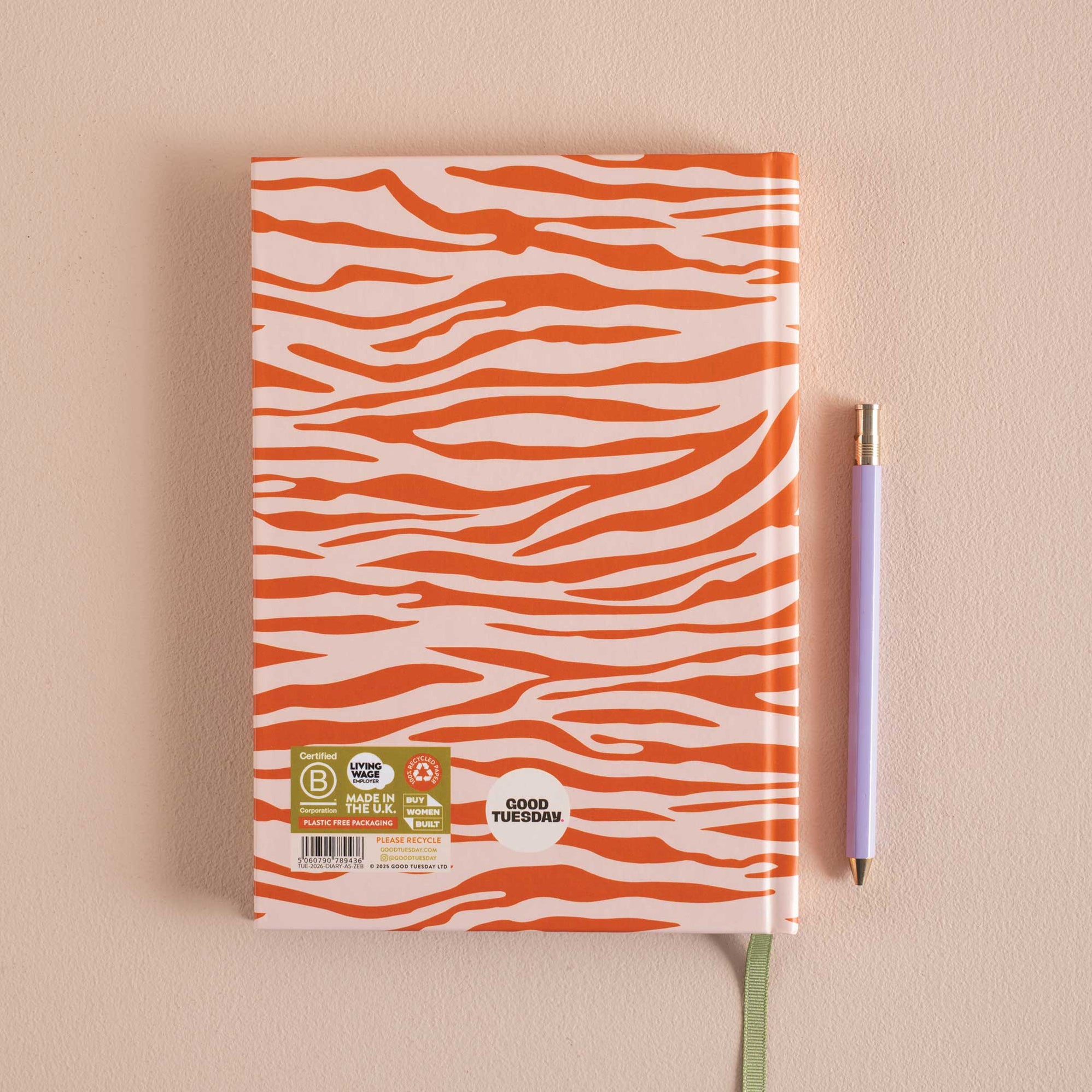 2026 Electric Zebra Diary | A5 Weekly Planner | Good Tuesday