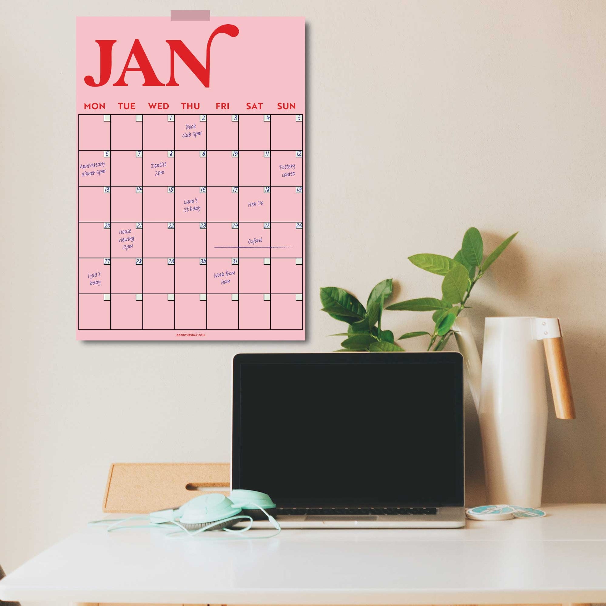 Wall Planners | Annual, Academic and Undated– Good Tuesday