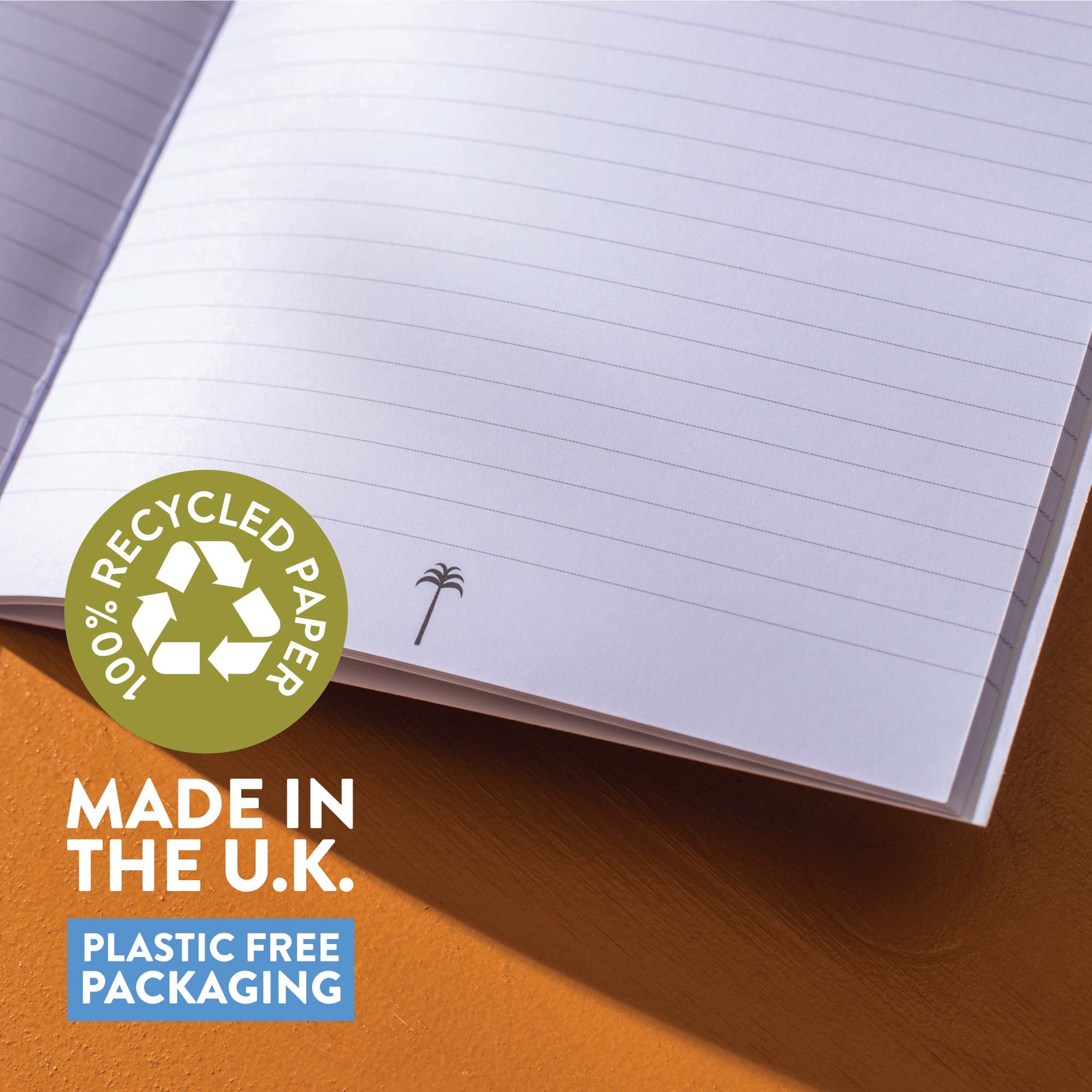 A5 Cobalt Check Notebook – Cool & Crisp | Good Tuesday