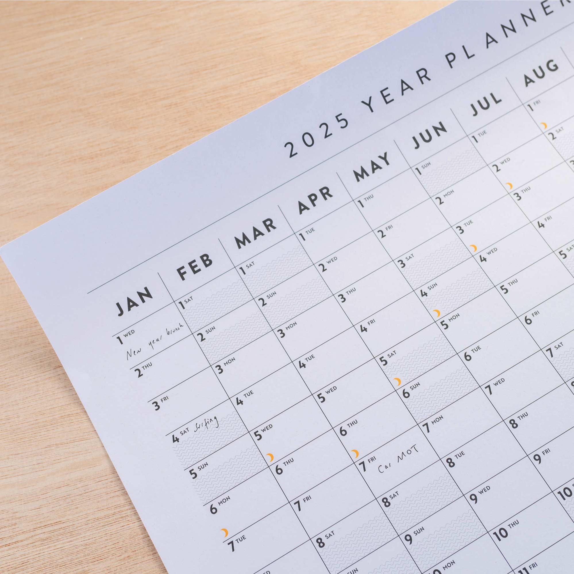 2025 Year Wall Planners– Good Tuesday