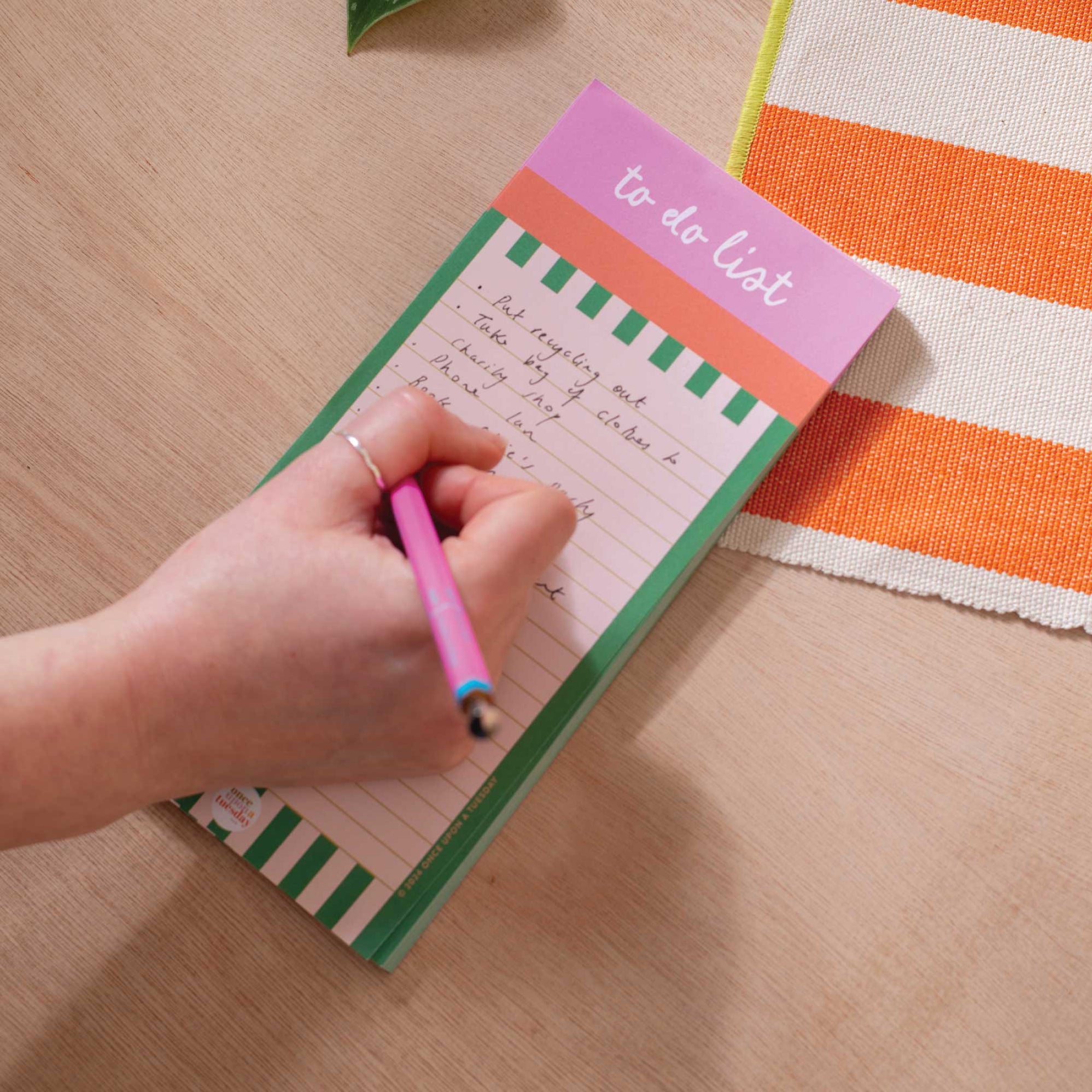 Cabana Stripe To-Do List Pad – Stay Organised | Good Tuesday