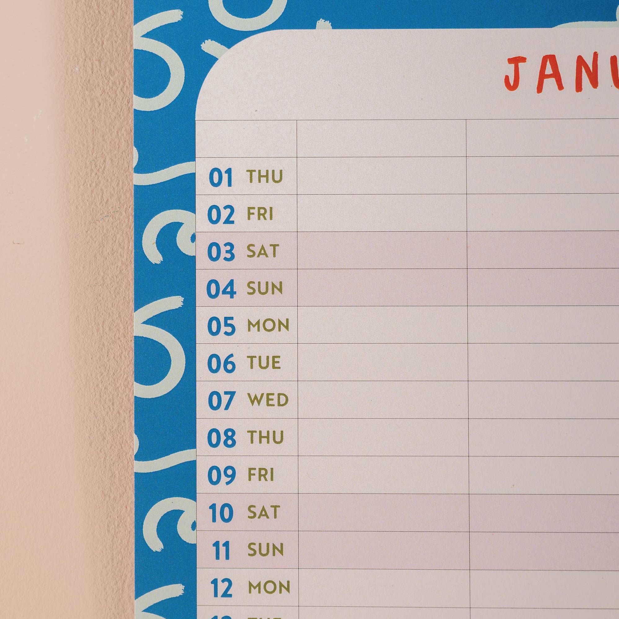 5-Column Family Planner – 2025–2026 Academic Year | Good Tuesday