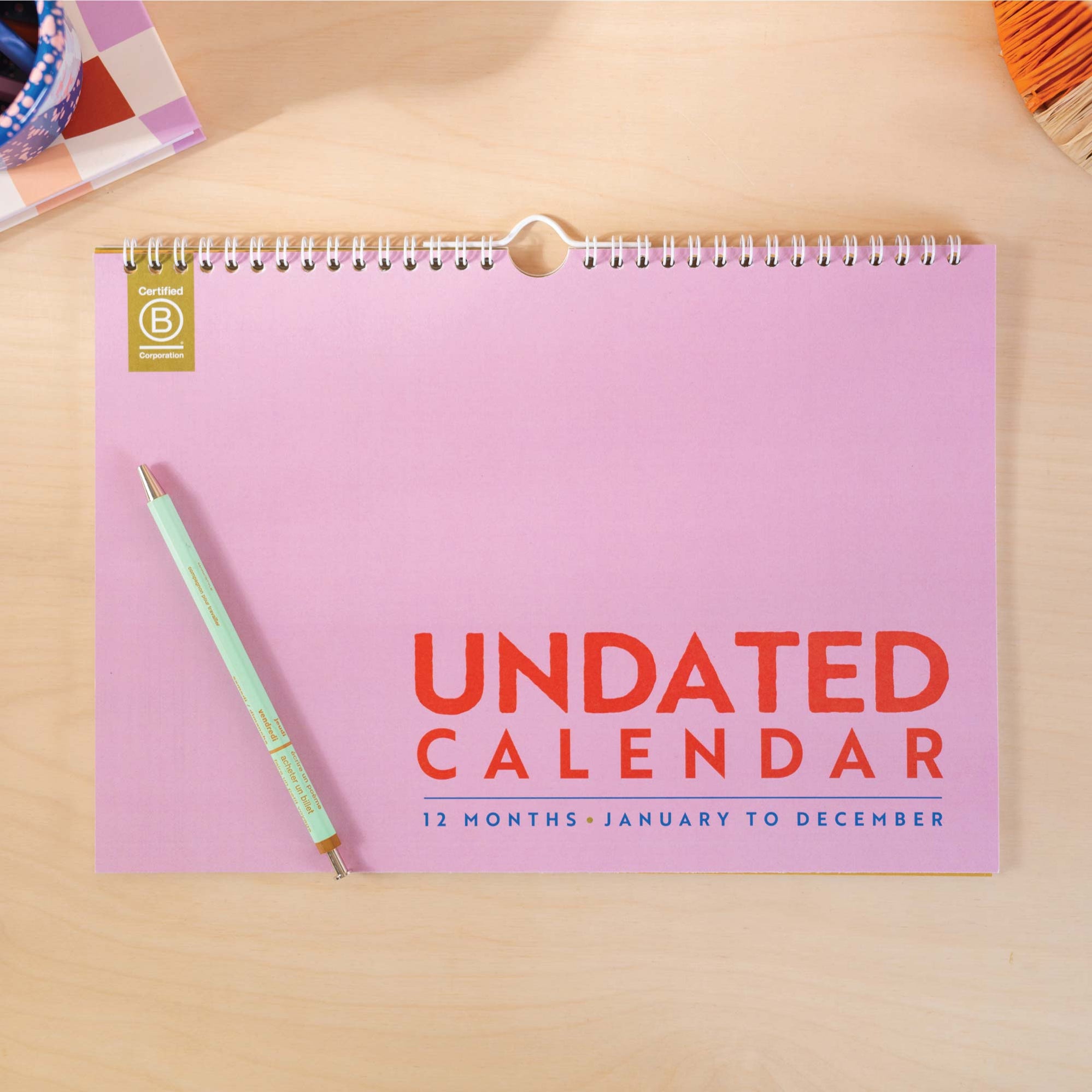 Undated Calendars & Planners– Once Upon a Tuesday