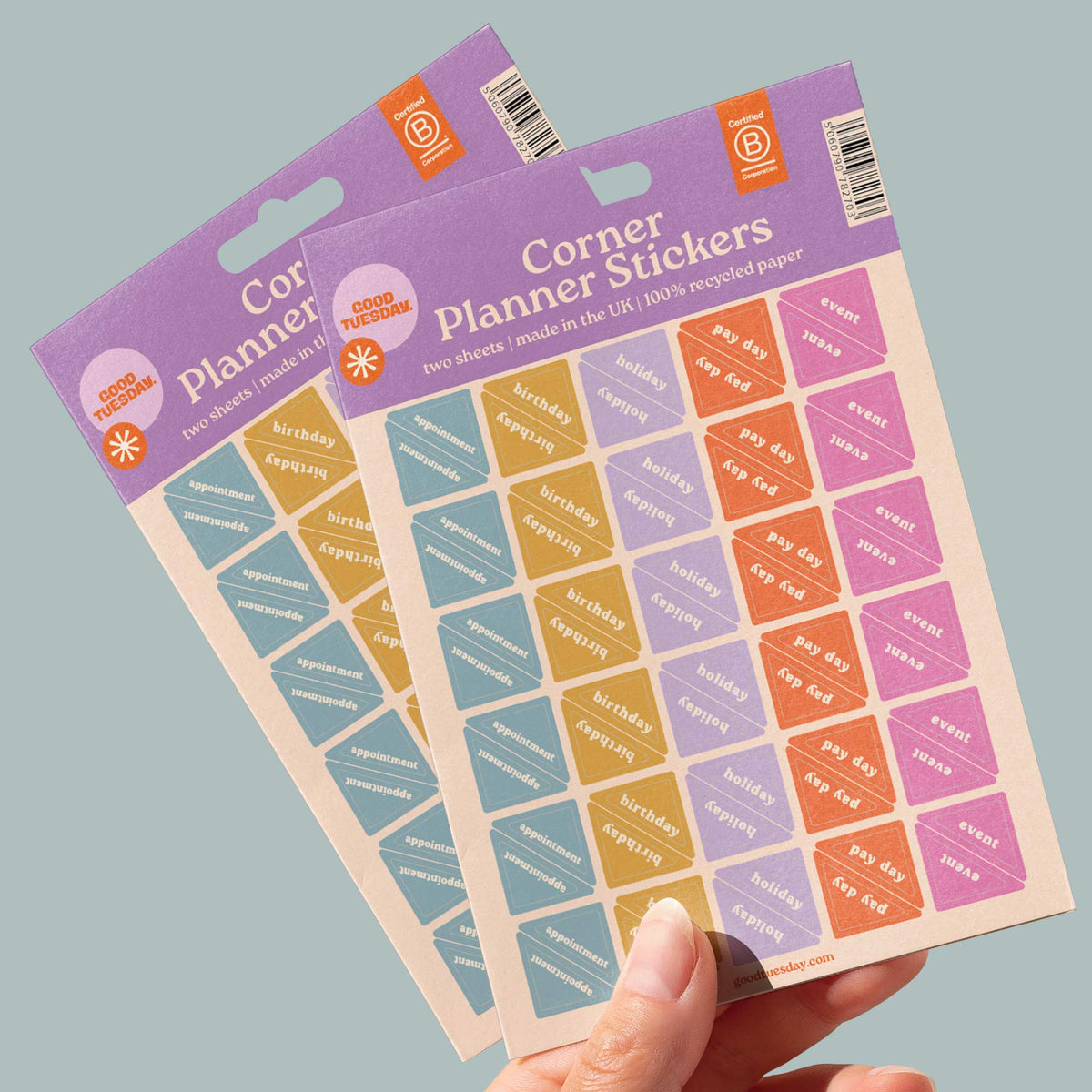 Corner Planner Stickers– Good Tuesday