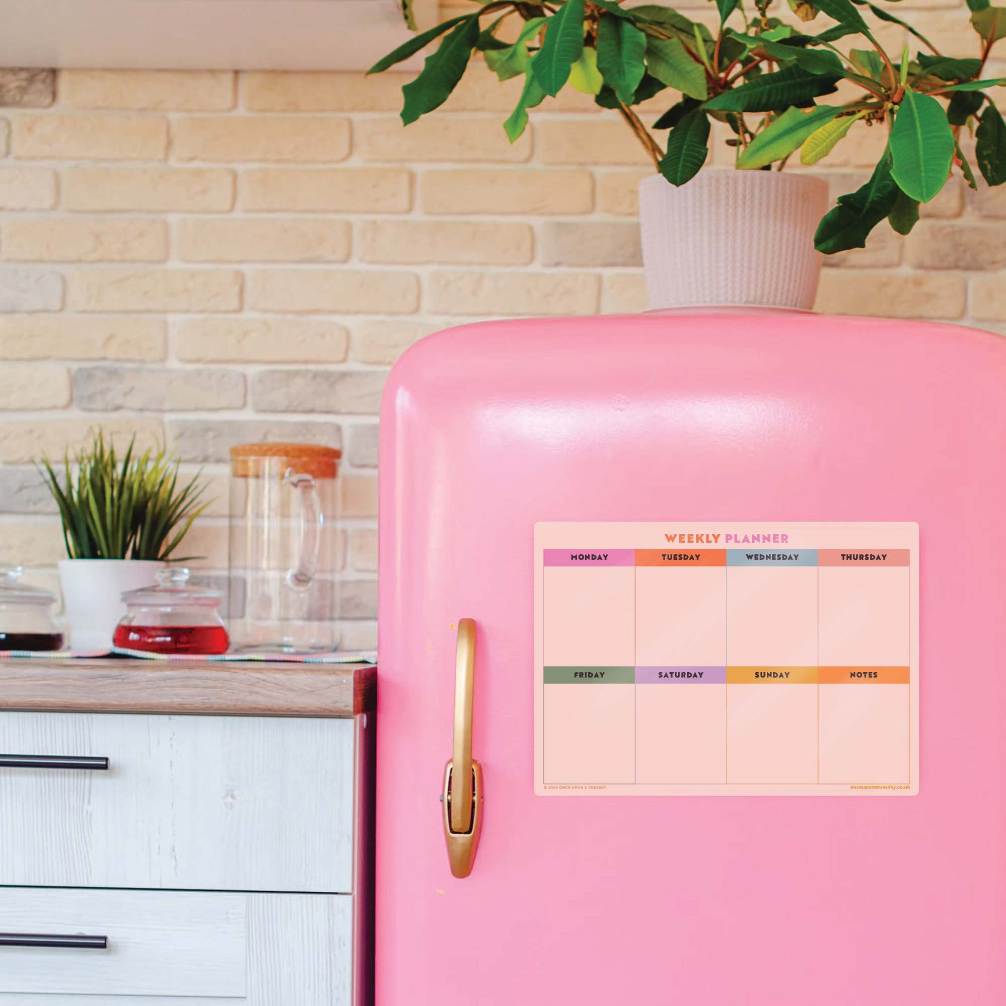 Magnetic Fridge Planners – Weekly & Monthly | Good Tuesday