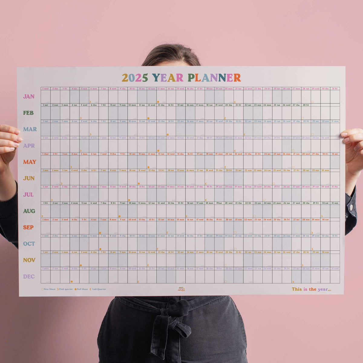 2025 | Year Wall Planner | This is the Year | Landscape– Once Upon a ...