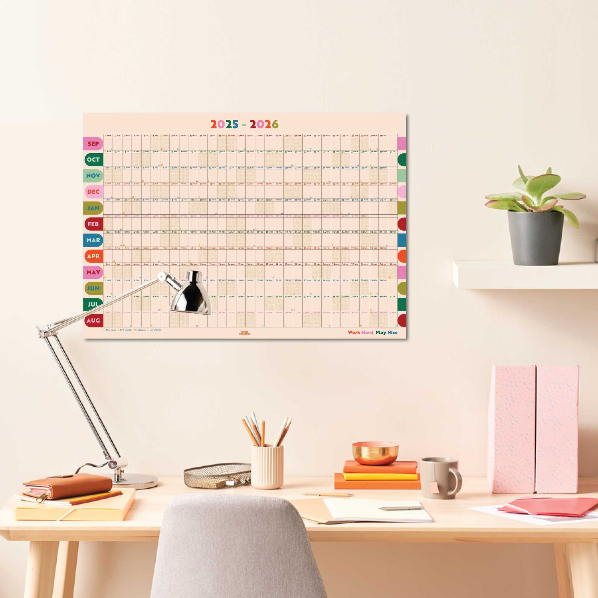Wall Planners | Annual, Academic and Undated– Good Tuesday