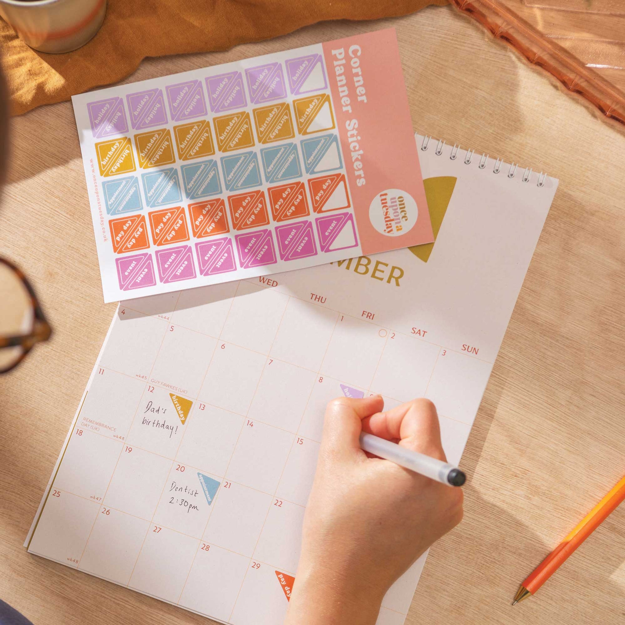 Corner Planner Stickers– Good Tuesday