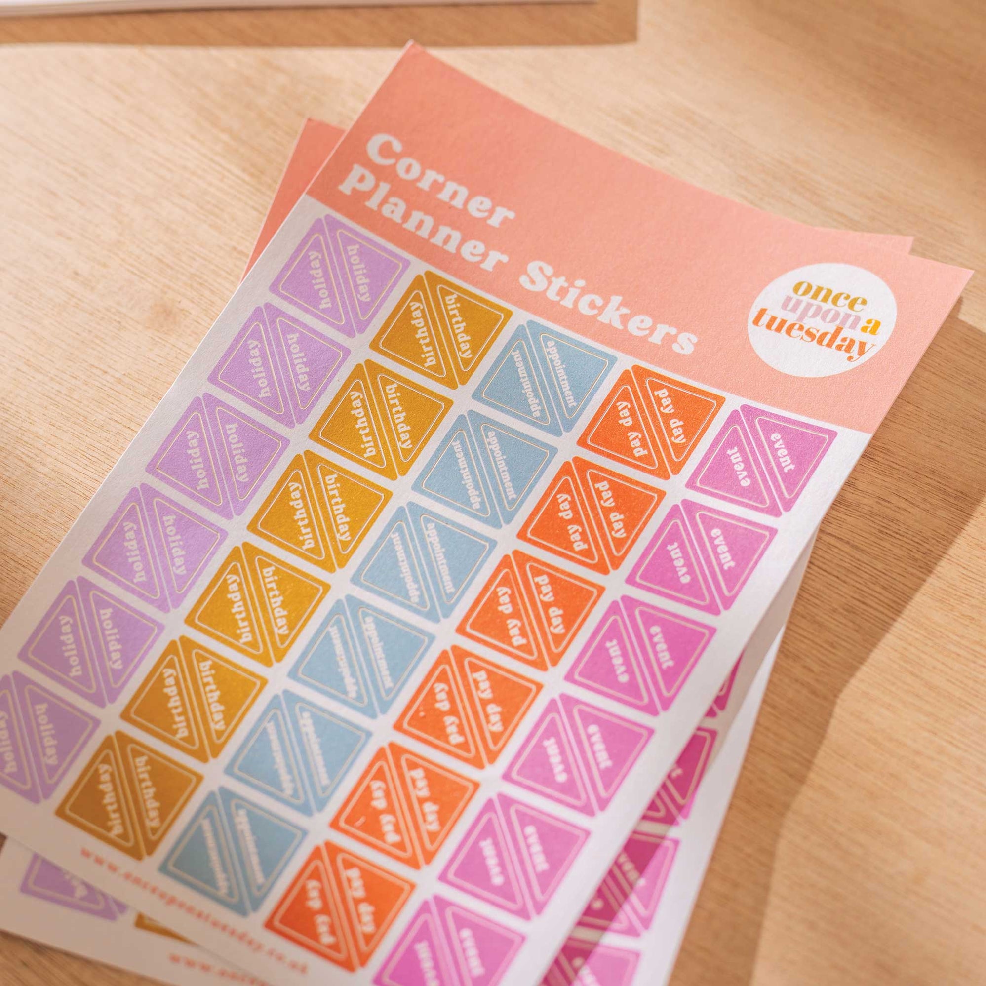 Corner Planner Stickers– Good Tuesday