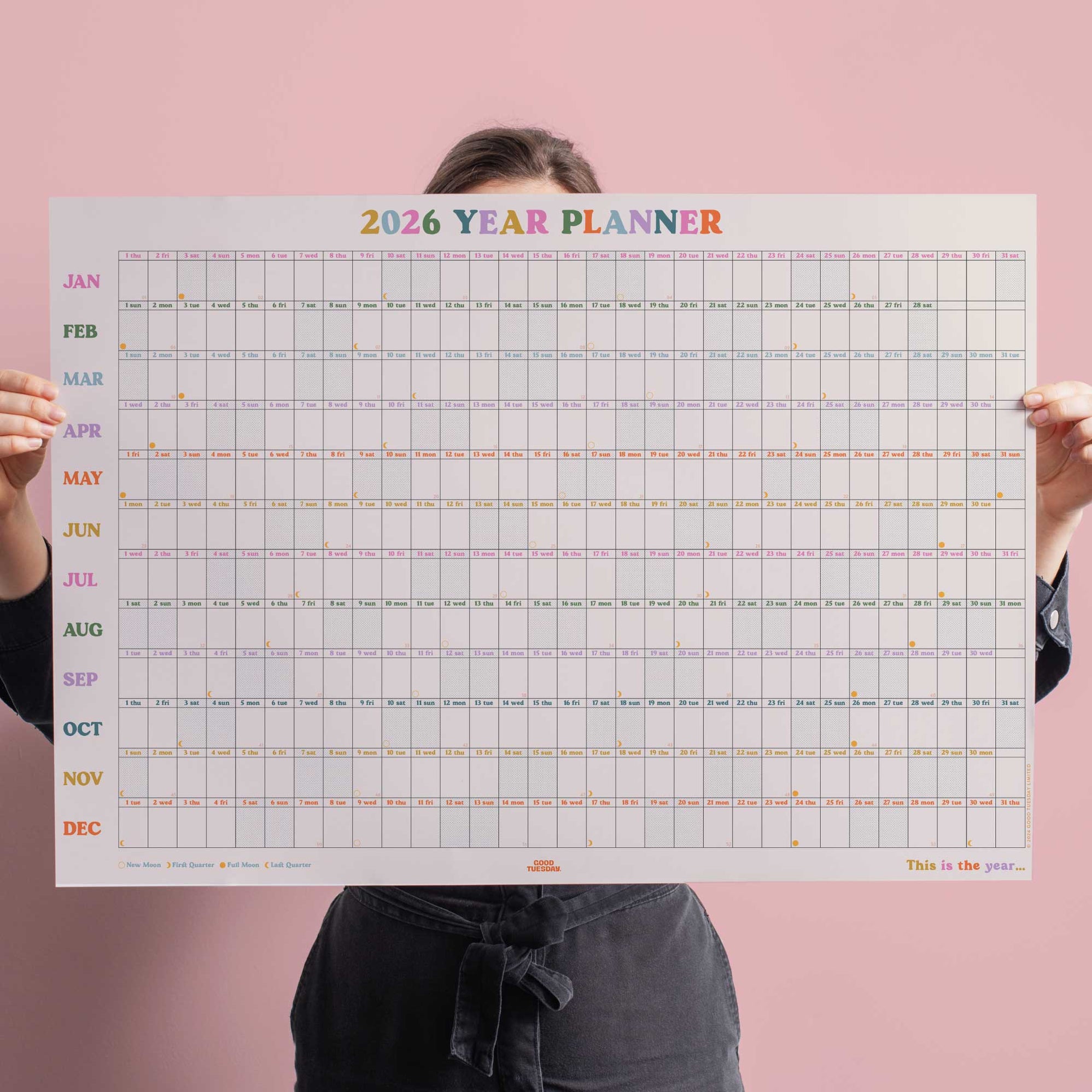 2026 Wall Planner – This Is The Year | Good Tuesday