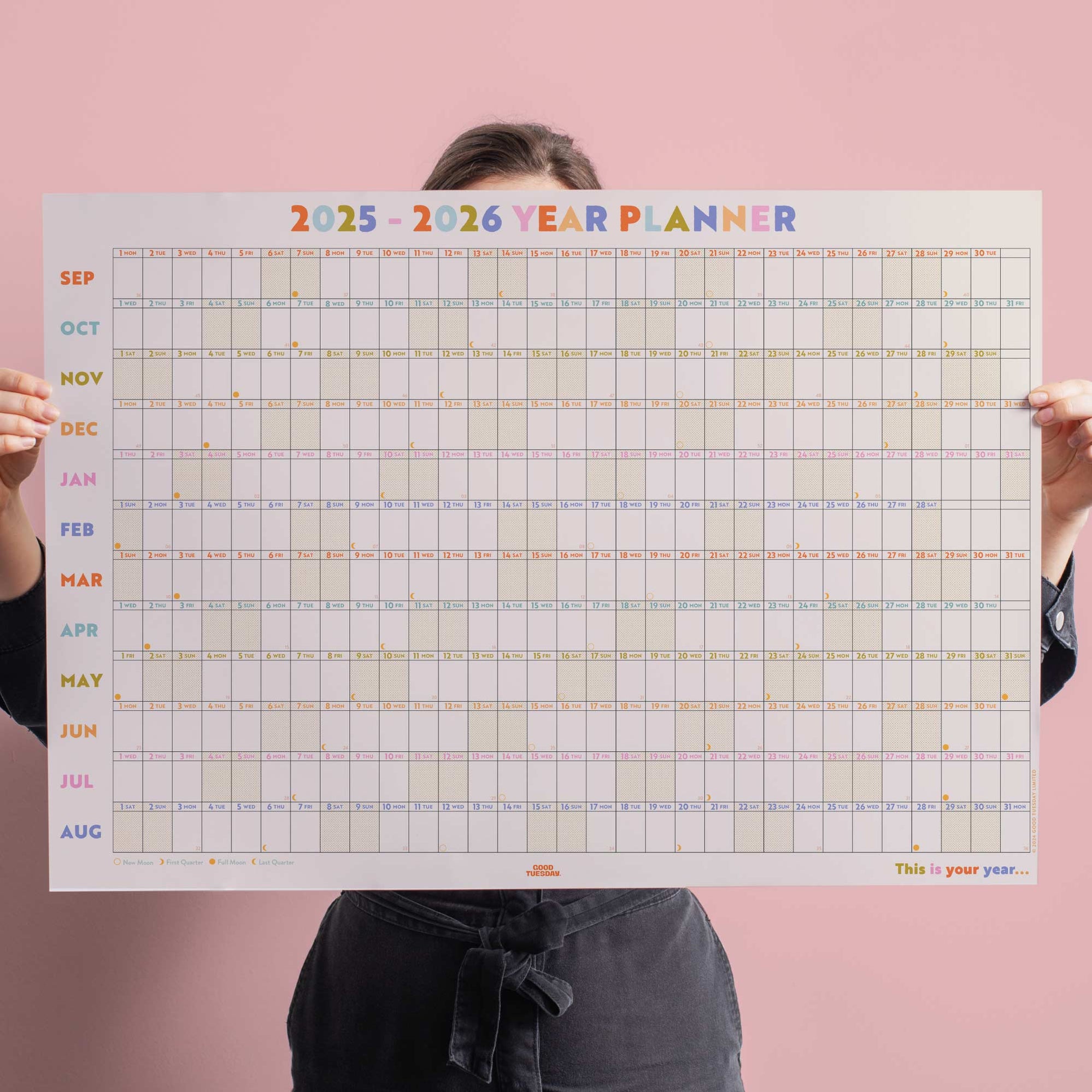 Bestselling Yearly Wall Planners by Good Tuesday